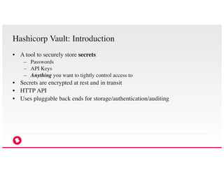 Neil Saunders (Beamly) - Securing your AWS Infrastructure with Hashicorp Vault | PDF