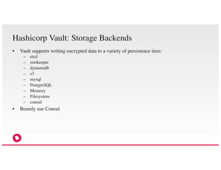 Neil Saunders (Beamly) - Securing your AWS Infrastructure with Hashicorp Vault | PDF