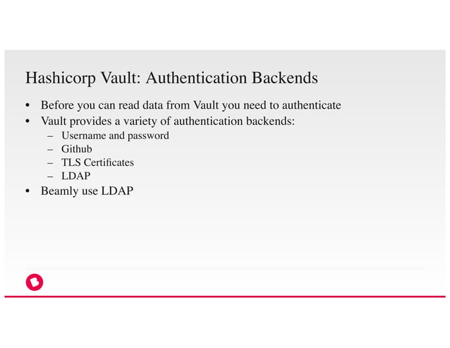 Neil Saunders (Beamly) - Securing your AWS Infrastructure with Hashicorp Vault | PDF