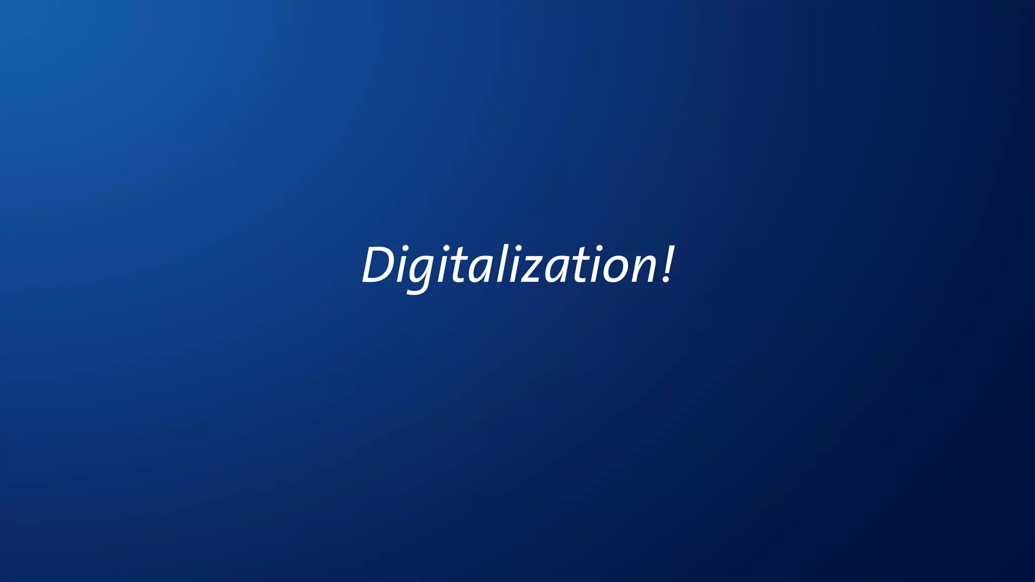 Digitalization - How to build a killer ecosystem by aligning customer ...