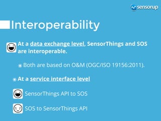 Comparison between OGC Sensor Observation Service and SensorThings API ...