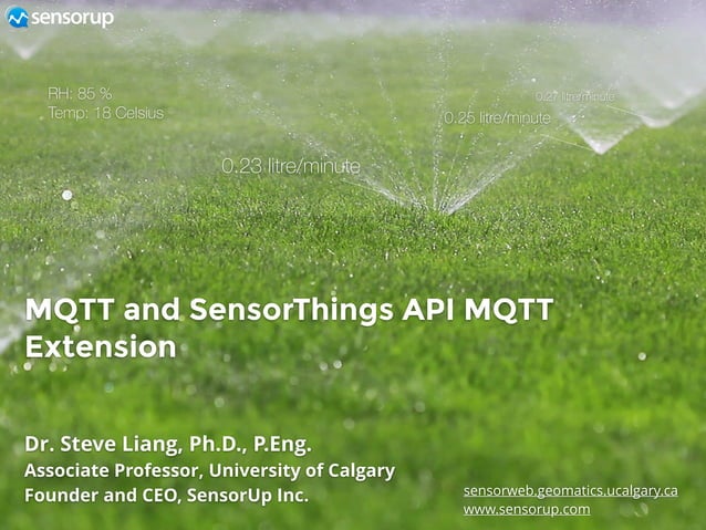 MQTT and SensorThings API MQTT Extension | PDF | Internet of Things ...