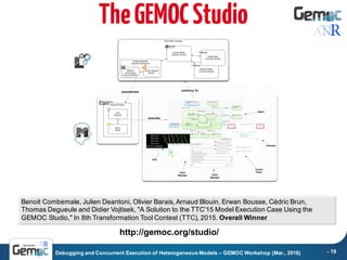 A Tool-Supported Approach for Omniscient Debugging and Concurrent Execution of Heterogeneous ...