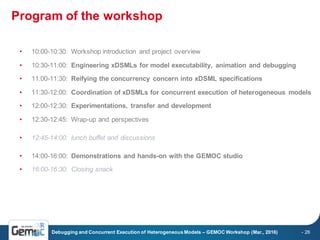 A Tool-Supported Approach for Omniscient Debugging and Concurrent Execution of Heterogeneous ...