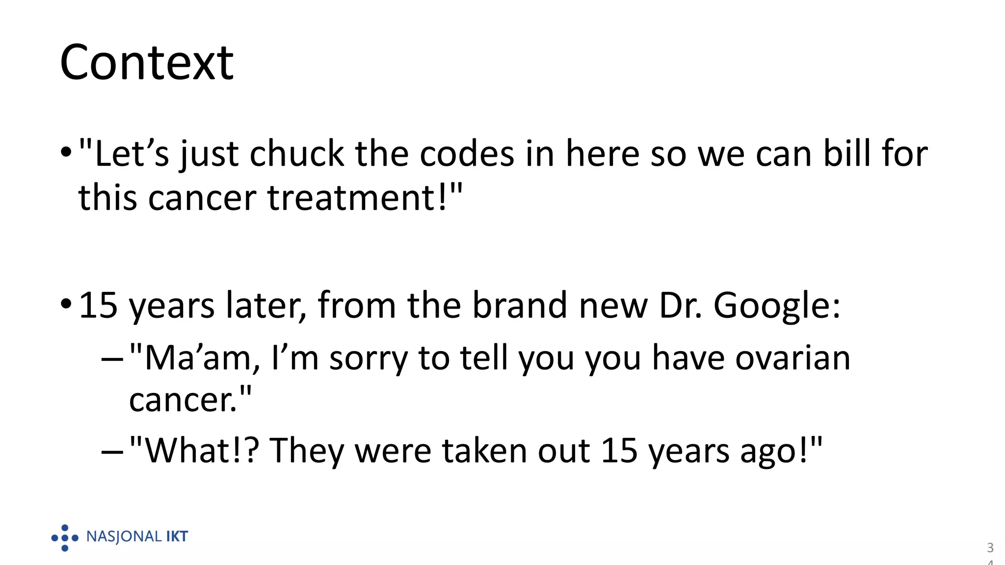 Standards in health informatics - problem, clinical models and ...