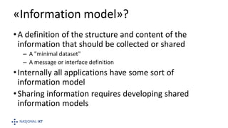 Standards in health informatics - problem, clinical models and ...