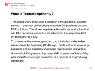 Transdisciplinary Research: A short introduction | PDF | Science