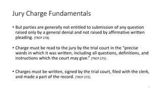 2016 05-12 south texas cle jury charges | PPTX