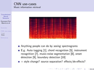 Deep learning for music classification, 2016-05-24 | PPT