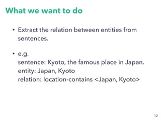 [Paper Introduction] Distant supervision for relation extraction without labeled data | PDF ...