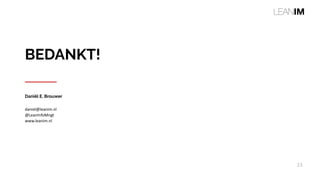 Lean & Functioneel Beheer | PDF