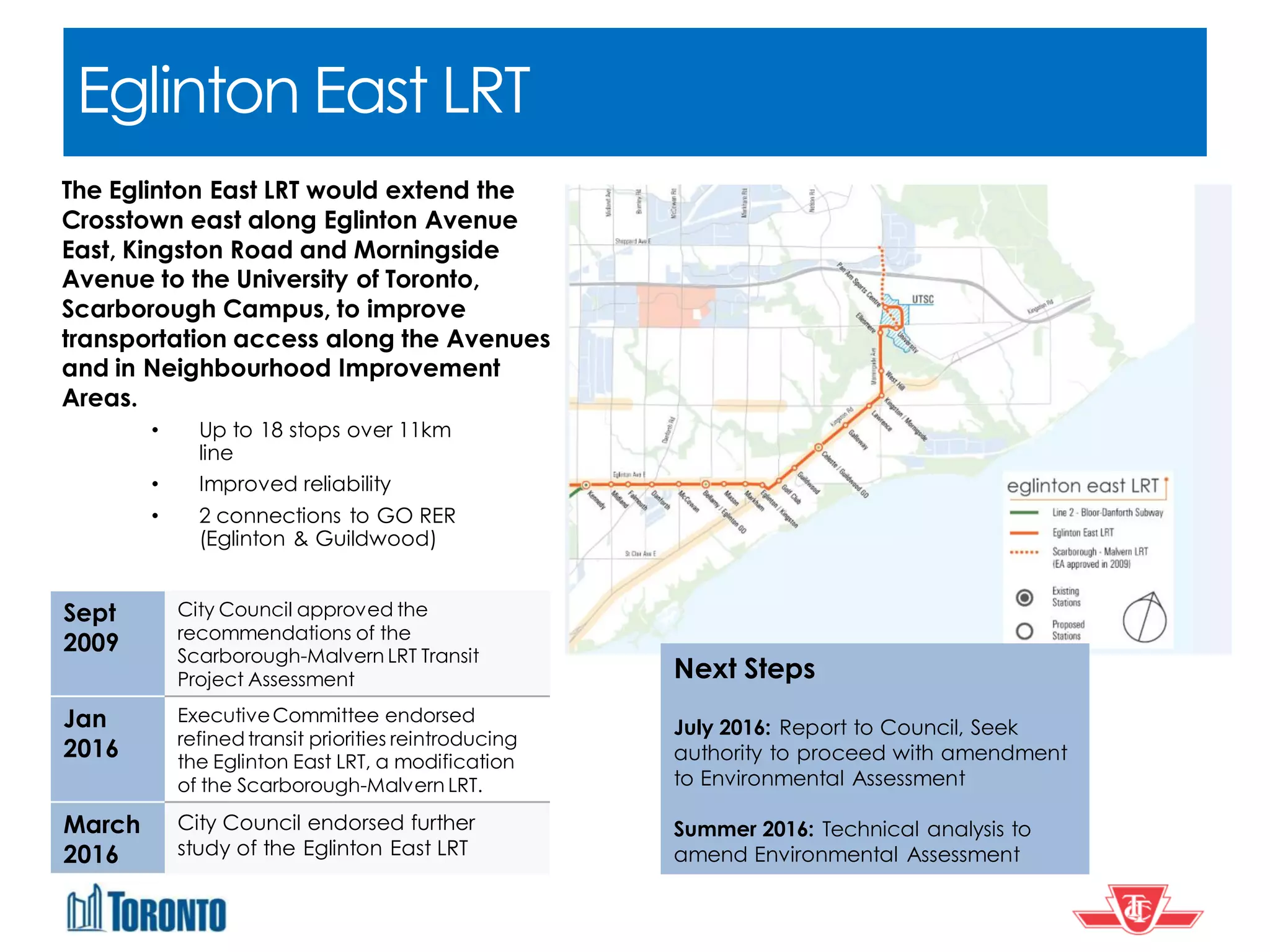 SmartTrack Presentation- Toronto Transit Network Planning | PDF