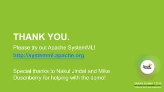 Building Custom Machine Learning Algorithms with Apache SystemML | PPTX | Programming Languages ...