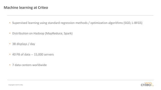 New machine learning challenges at Criteo | PDF | Artificial Intelligence | Technology & Computing