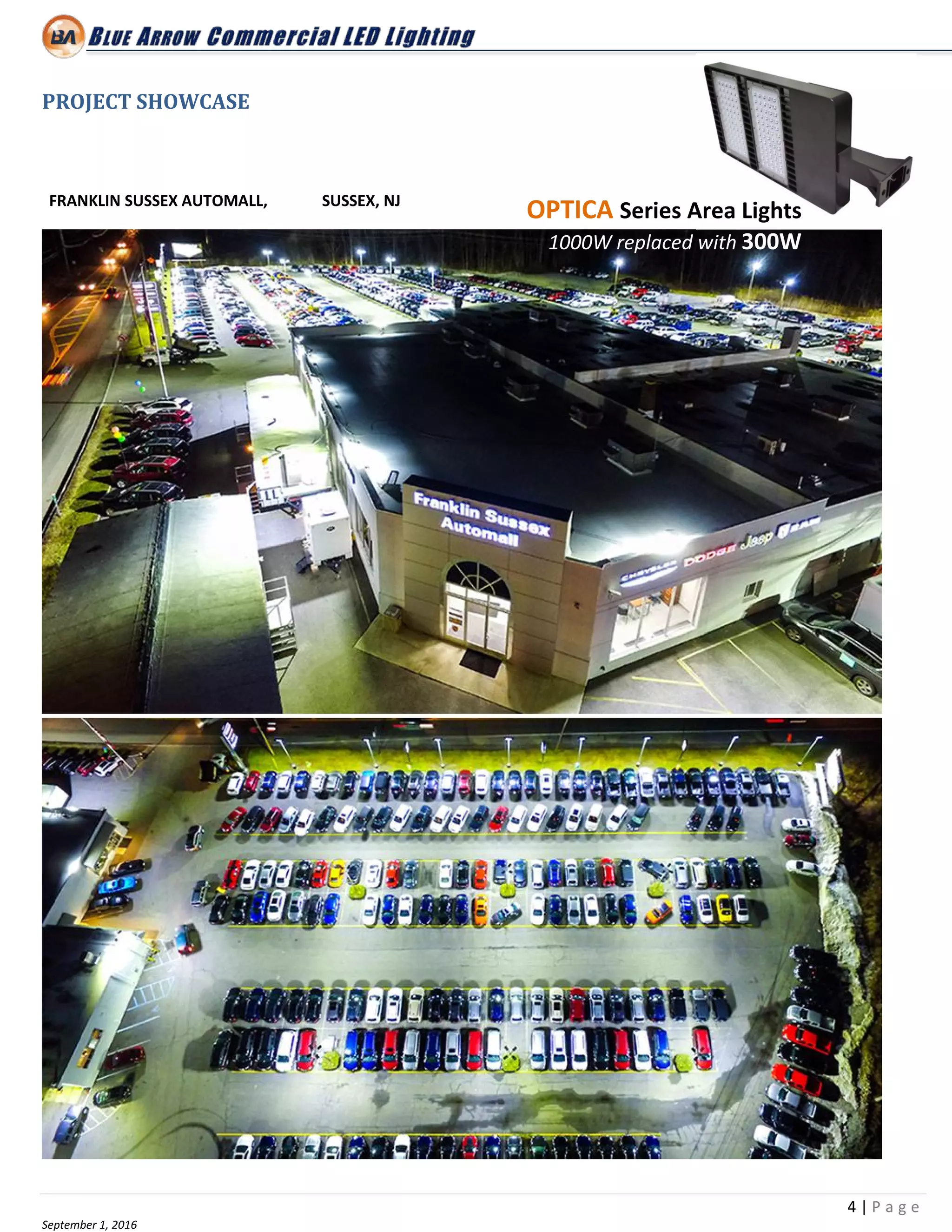 Blue Arrow Commercial LED Product Catalogue | PDF