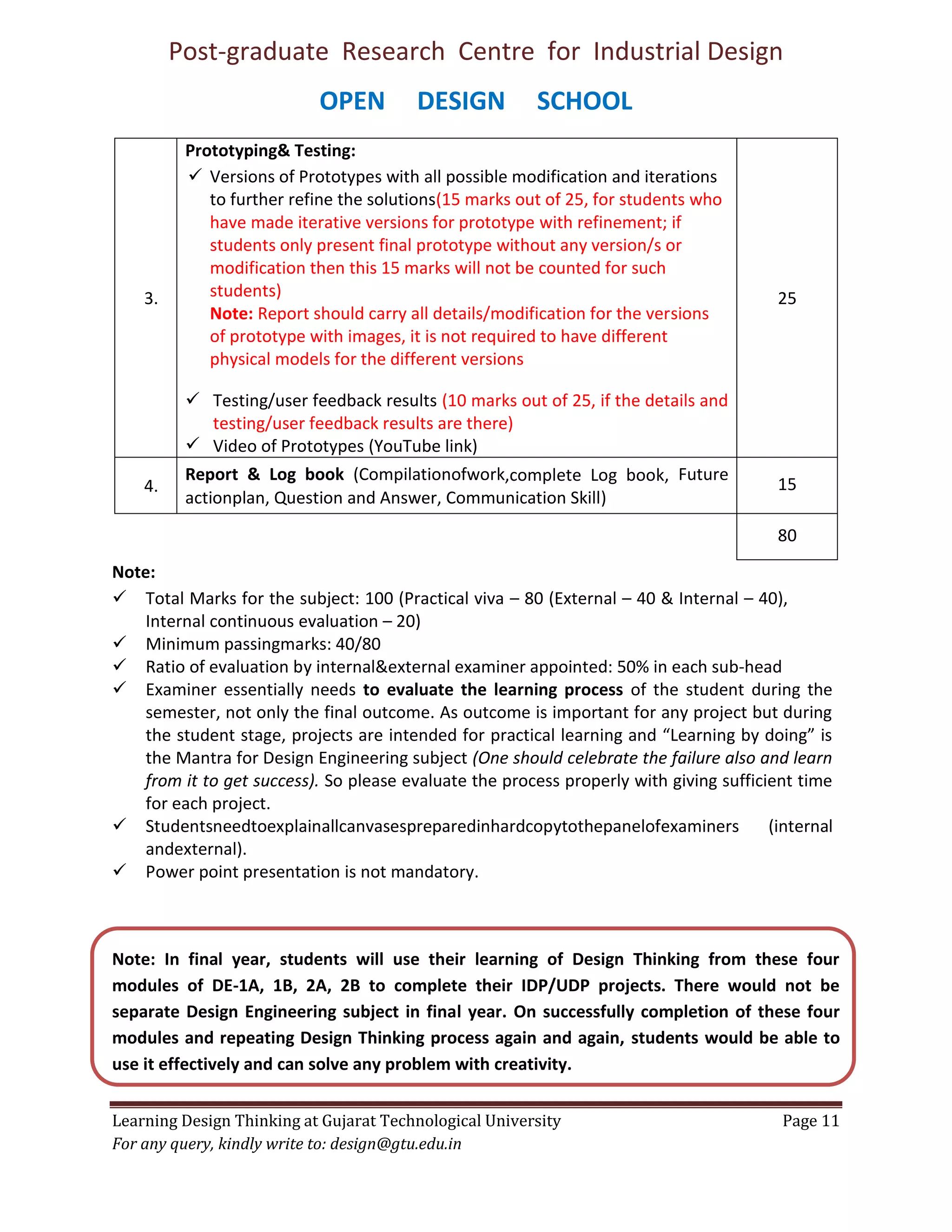 Design Engineering 2B Guidelines | PDF | College Planning | College Education