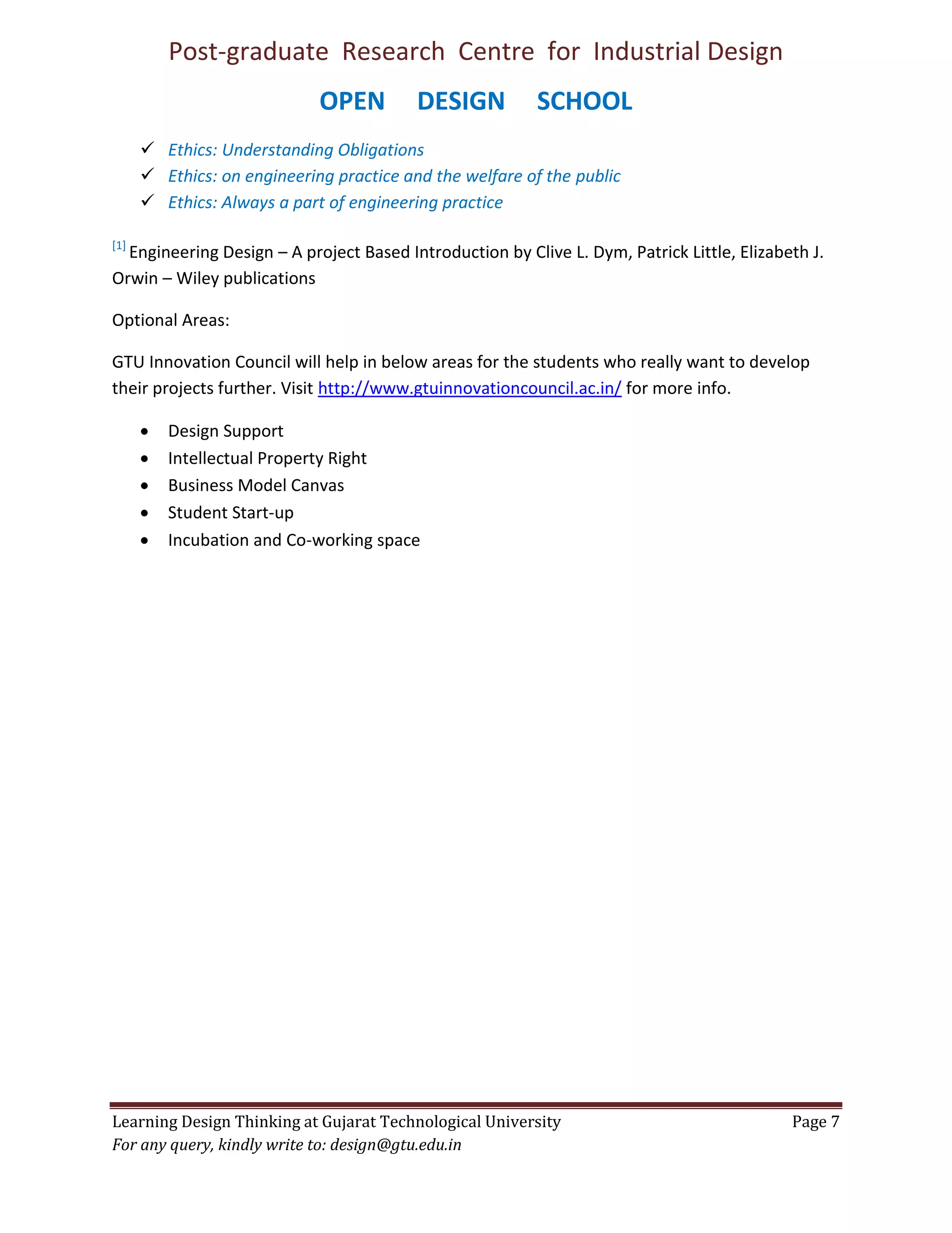 Design Engineering 2B Guidelines | PDF | College Planning | College Education