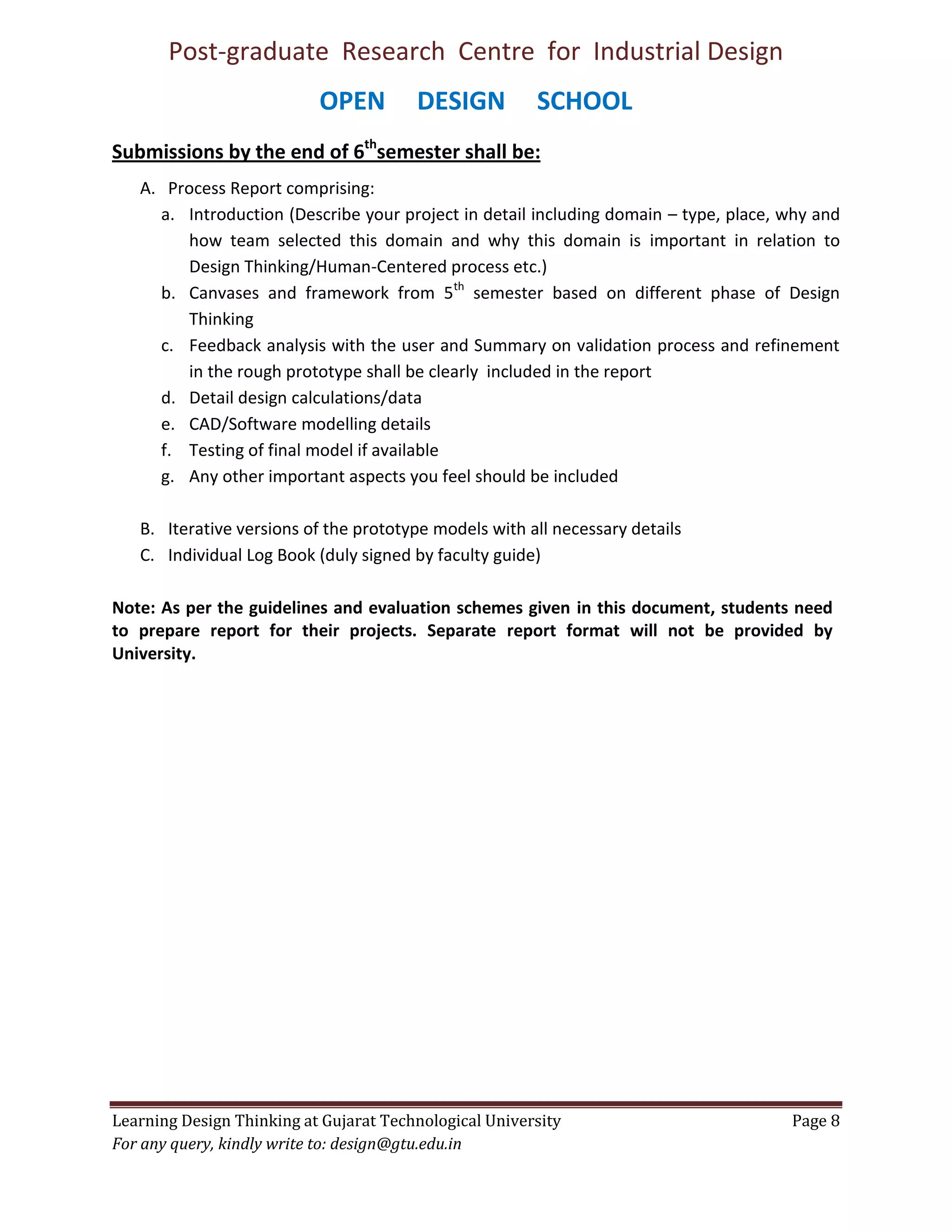 Design Engineering 2B Guidelines | PDF | College Planning | College Education