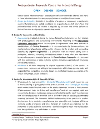 Design Engineering 2B Guidelines | PDF | College Planning | College ...