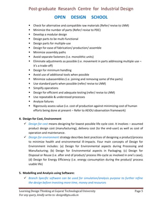 Design Engineering 2B Guidelines | PDF | College Planning | College ...