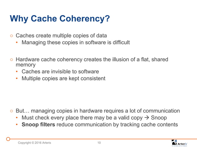 Arteris Ncore Cache Coherent Interconnect - Technology Overview | PPTX