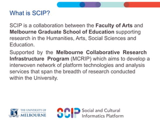 The role of a Socio-informatrician | PDF