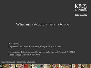 2016 07-kdl-interr-infra | PPTX