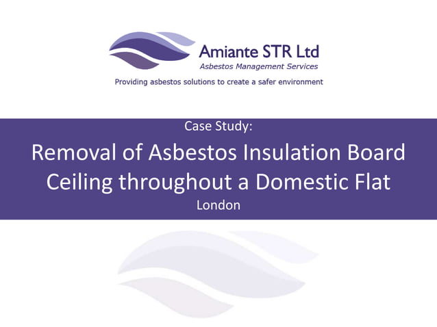 Removal of Asbestos Insulation Board Ceiling throughout a Domestic Flat ...