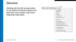 Development and Features of the new Cincom Smalltalk ObjectStudio Launcher | PPT
