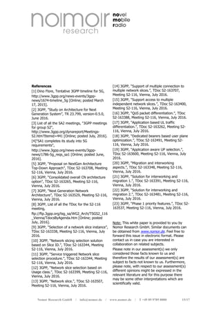 3GPP Newsletter: Status 5G Architecture Study in 3GPP SA2 | PDF