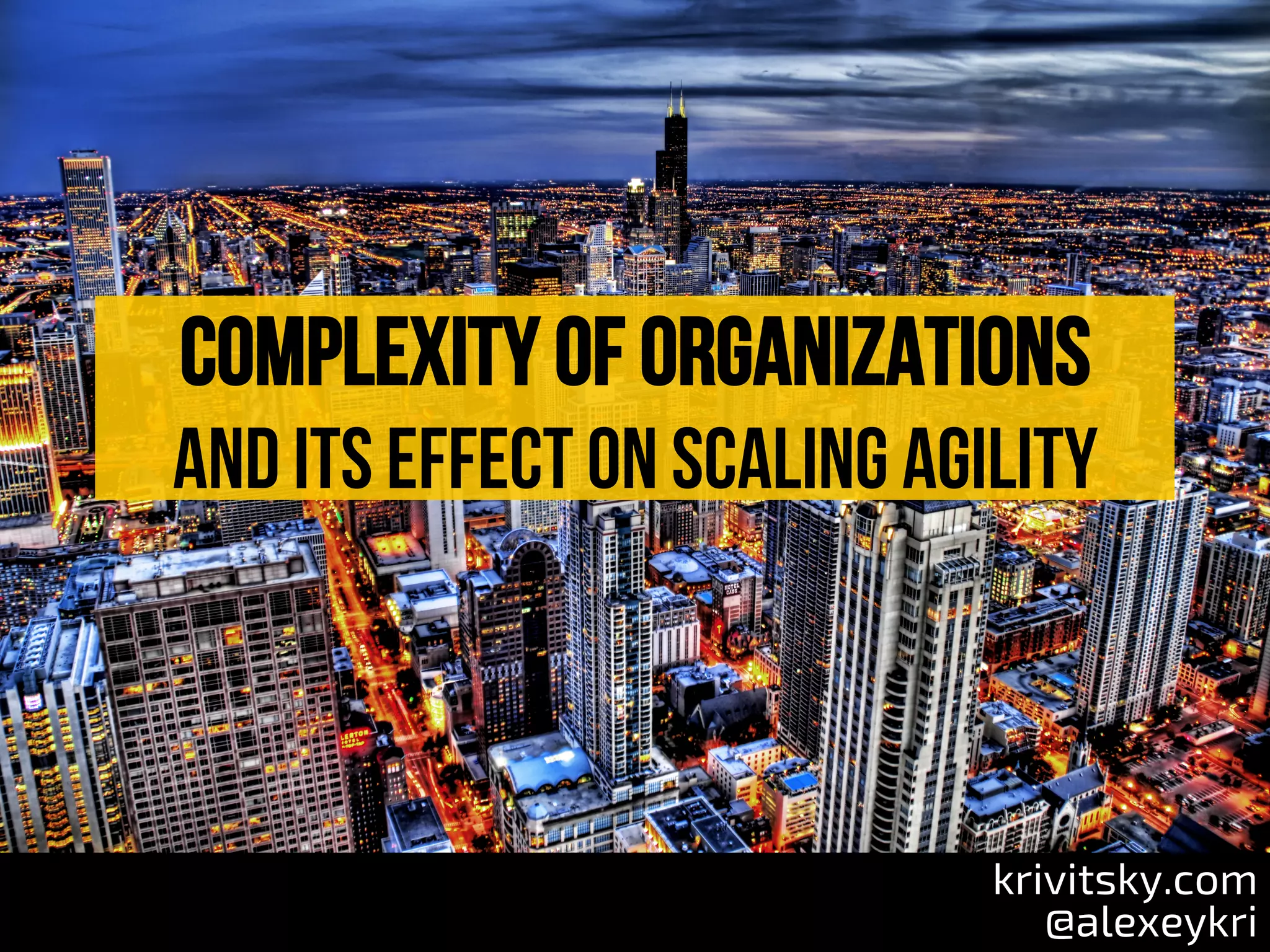 Complexity of organizational design and its effect scaling agility | PPT