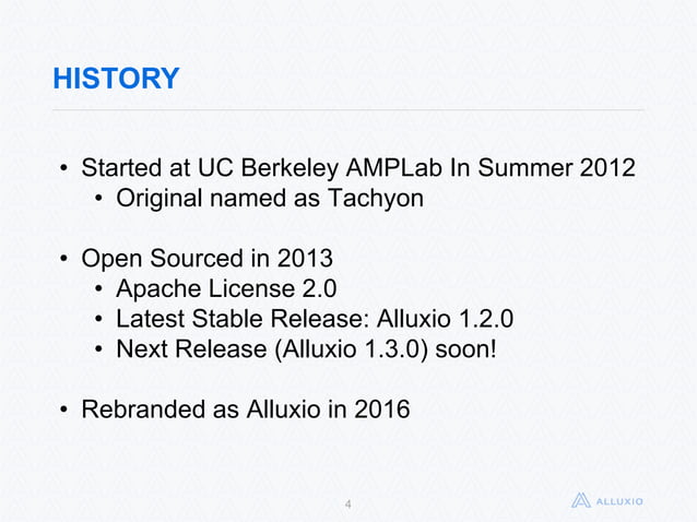 Alluxio Formerly Tachyon Open Source Memory Speed Virtual