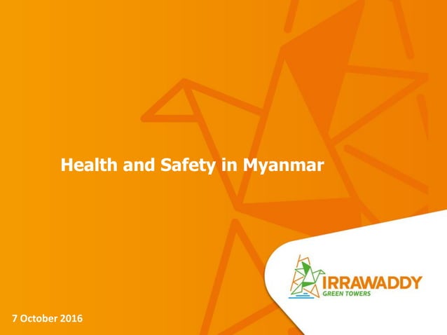 Health and Safety in Myanmar | PPT