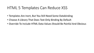 Web Components and Security | PPT