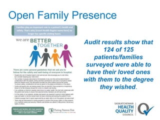 Saskatchewan's Open Family Presence policy | PPT