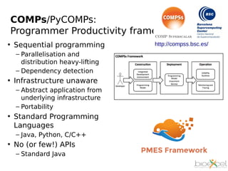 2016-10-20 BioExcel: Advances in Scientific Workflow Environments | PPT