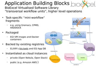 2016-10-20 BioExcel: Advances in Scientific Workflow Environments | PDF