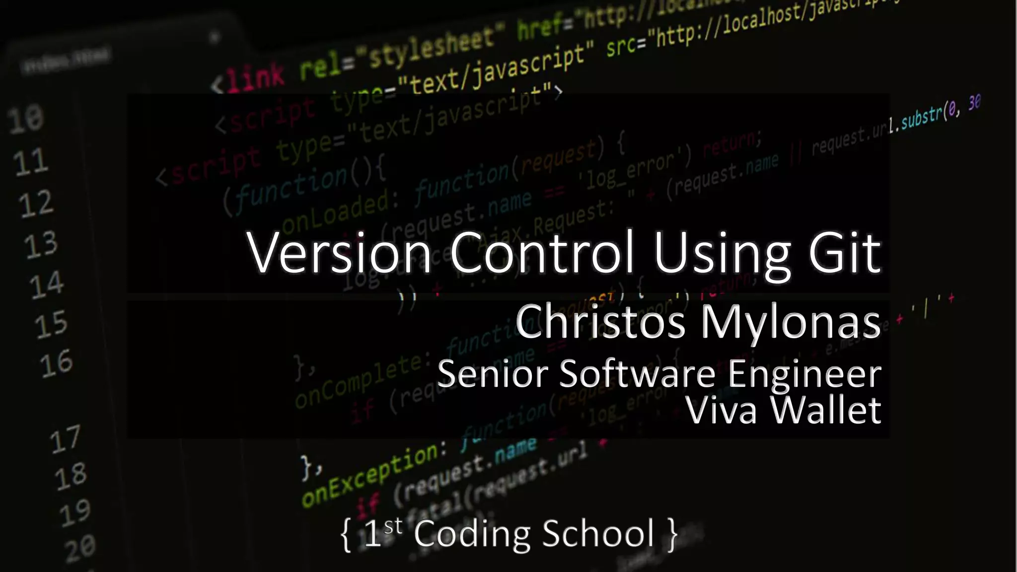 Source Control Using Git Ppt