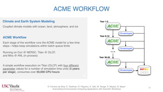 Automating Environmental Computing Applications with Scientific ...