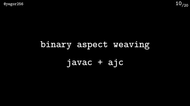 Practical Example of AOP with AspectJ | PPT