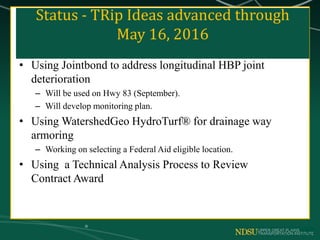 NDDOT TRansportation Innovation Program –TRIP | PDF