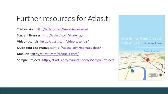 Qualitative Analysis in Atlas.ti