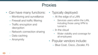 Endpoint Agent Part 3: LAN, Wireless, Gateways and Proxies | PPT