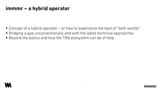 immmr - a hybrid operator model explained | PDF