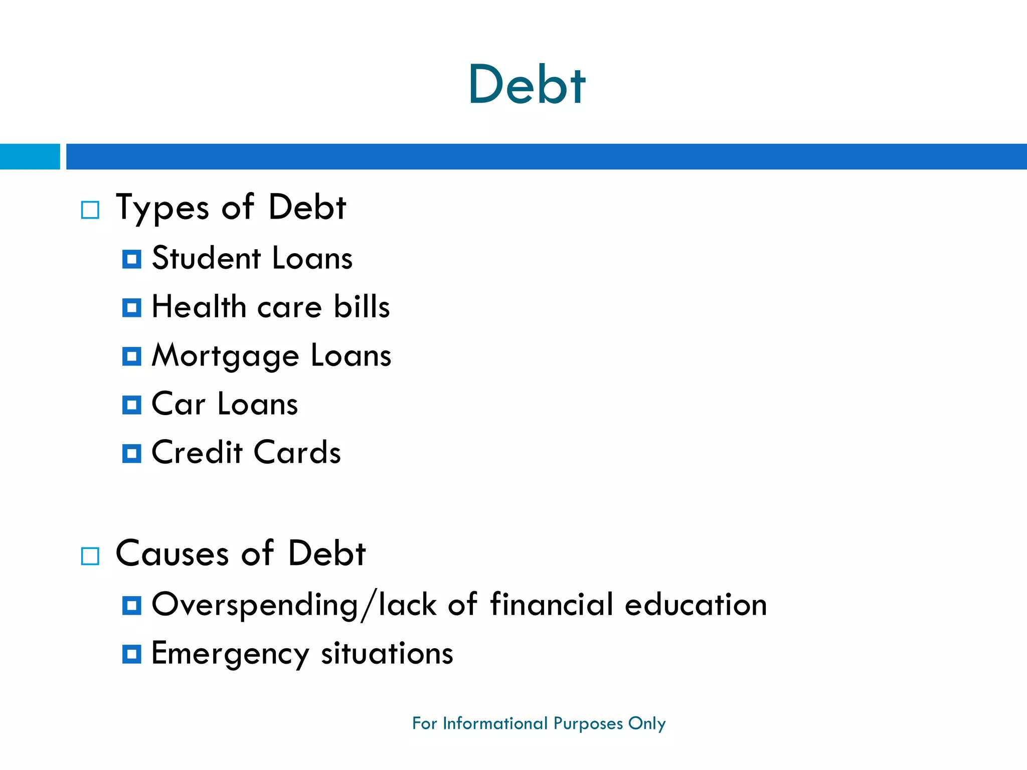Financial Literacy Presentation | PDF
