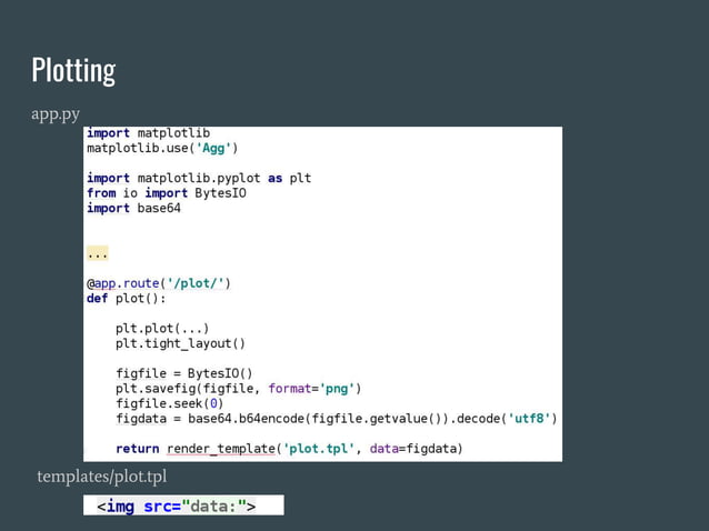 Building a local web application with Flask | PPT