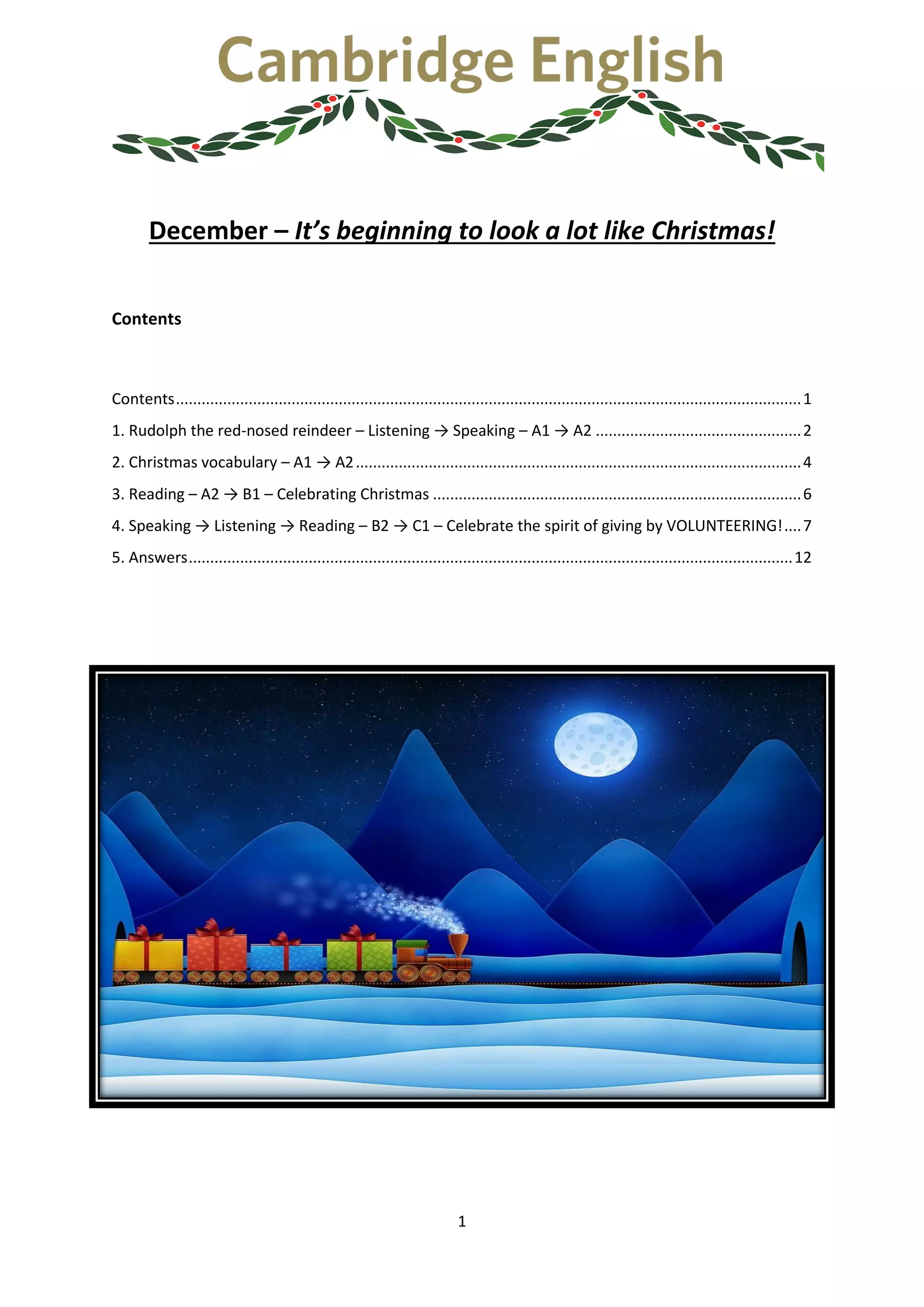 December- it's beginning to look a lot like christmas! | PDF