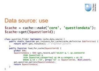 MUC - Moodle Universal Cache | PPTX | Programming Languages | Computing