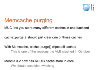 MUC - Moodle Universal Cache | PPTX | Programming Languages | Computing