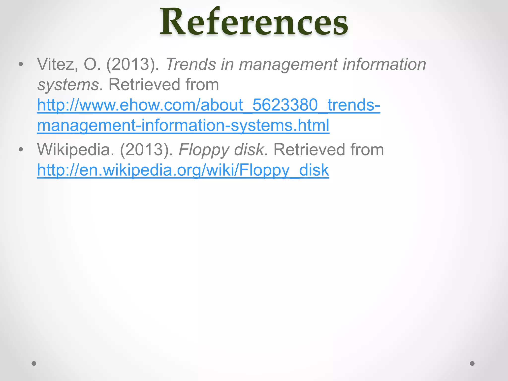 Mangement Information Systems | PPTX